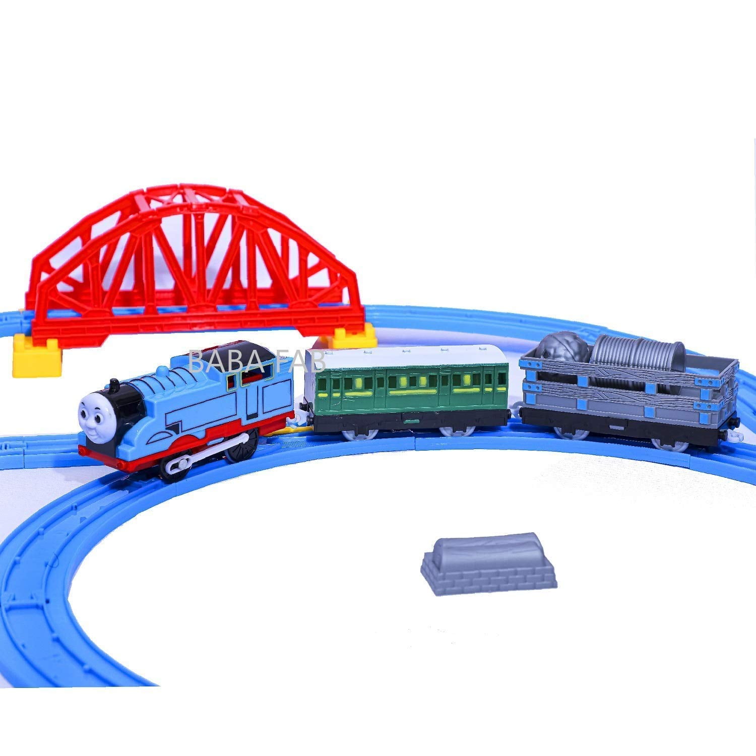 EYESIGN Kids Toy Train Battery Operated Adventure Train Set with Light ...