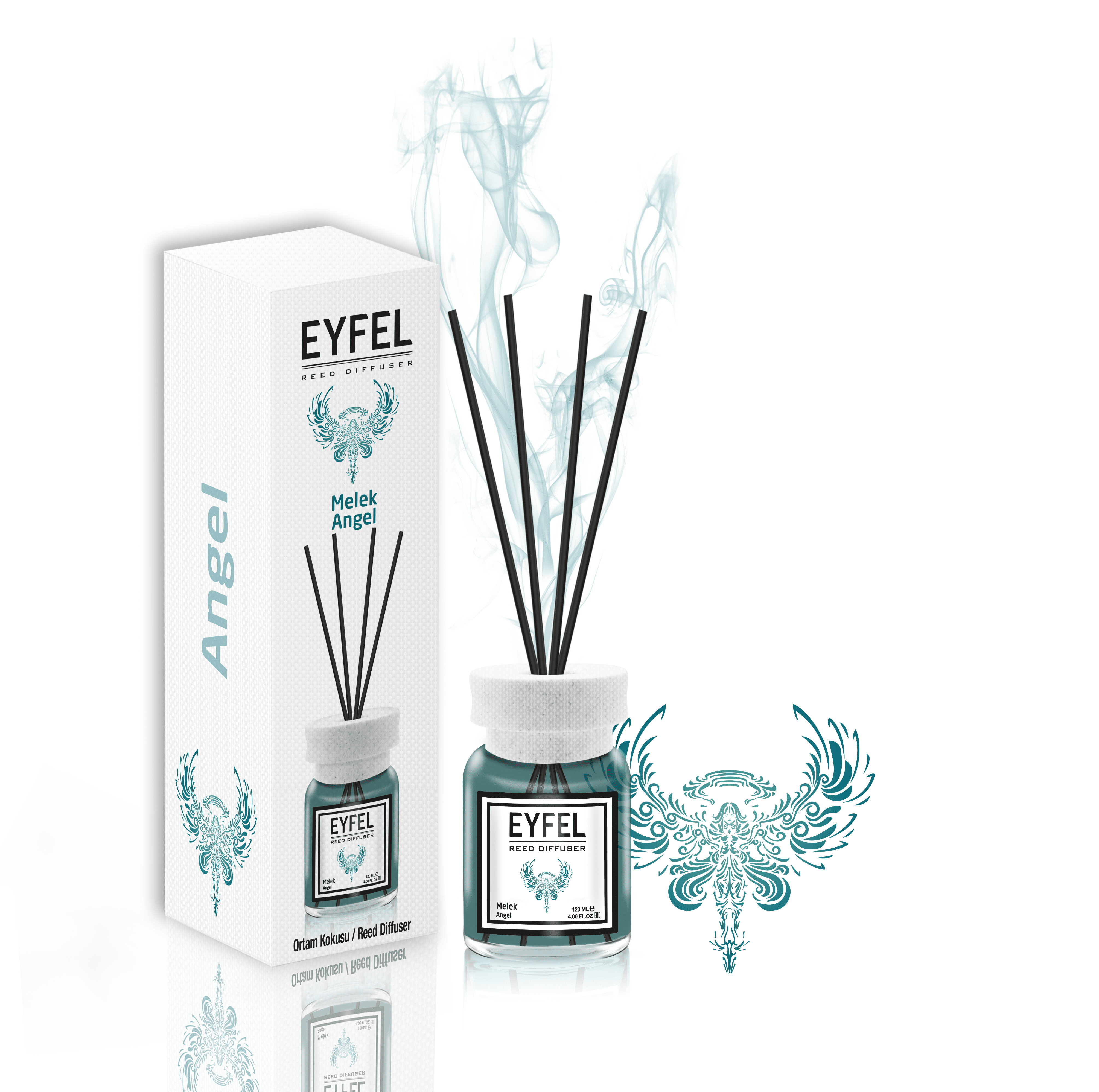 EYFEL Reed Diffusers for Home – Angel Reed Diffuser Set 4.05 fl oz Oil ...