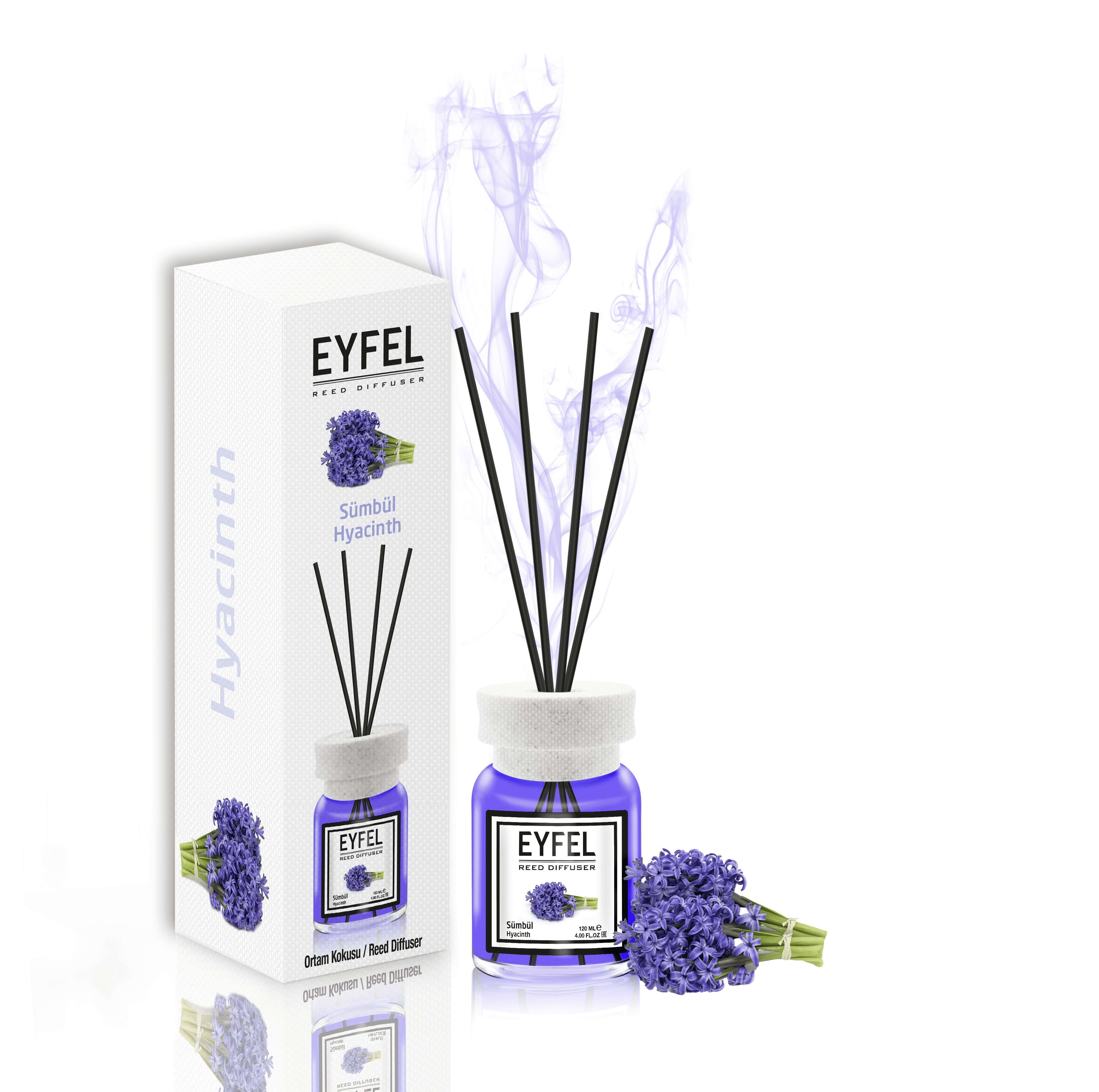 EYFEL Reed Diffusers for Home – Hyacinth Reed Diffuser Set 4.05 fl oz ...