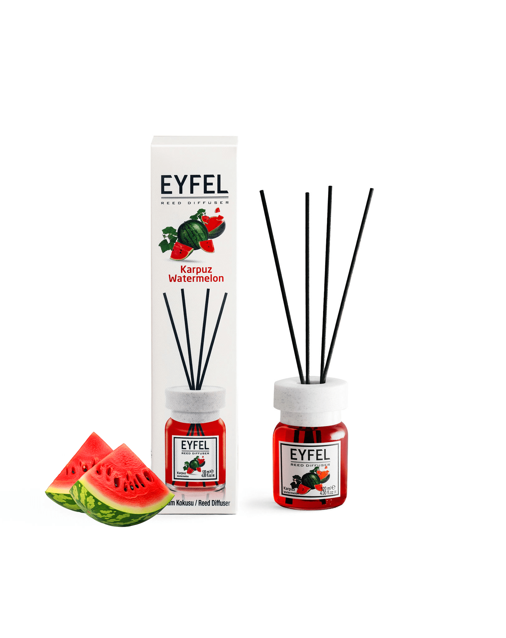 EYFEL Reed Diffusers for Home – Watermelon Reed Diffuser Set 4.05 fl oz ...