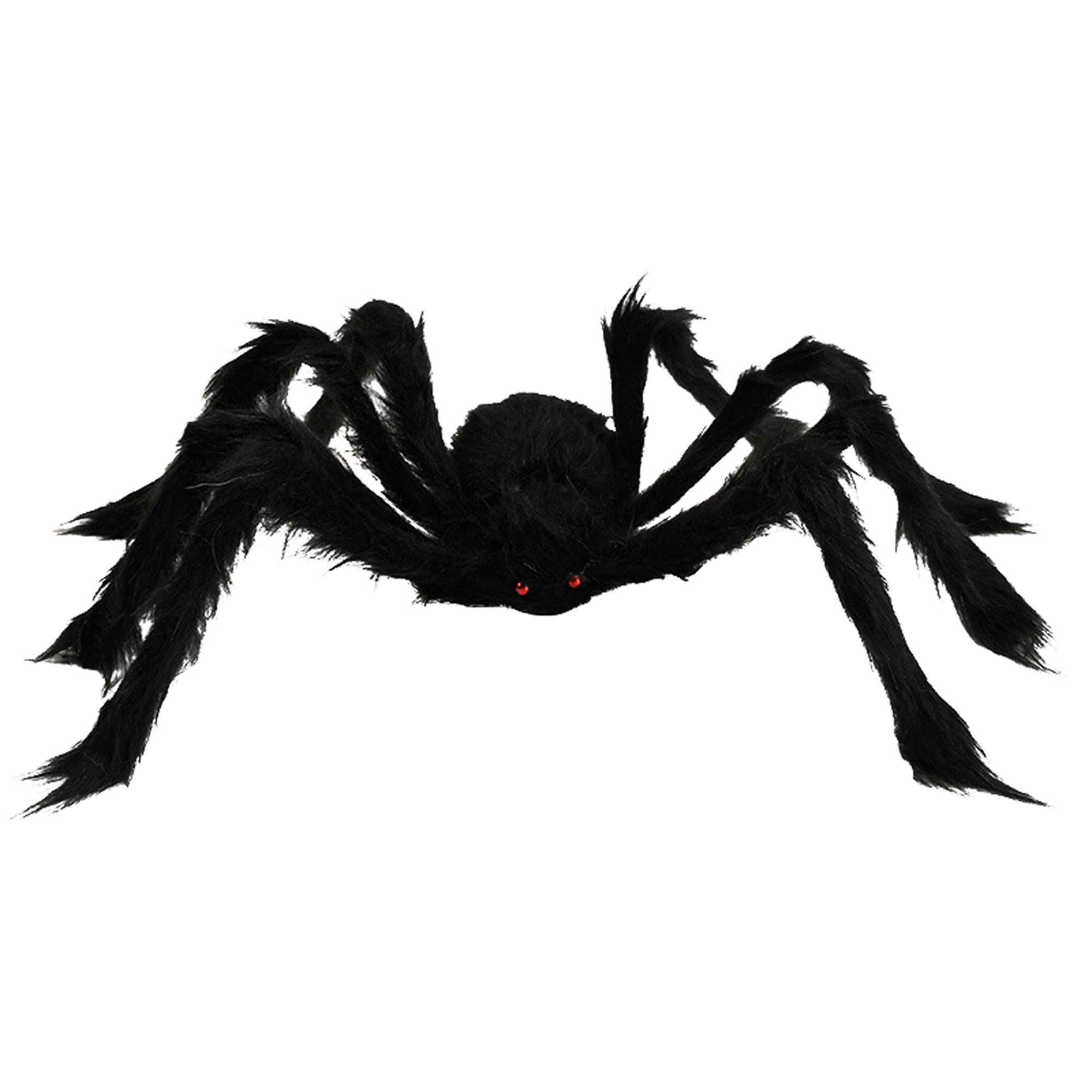 EYIIYE Halloween Decorations Giant Spider, Hairy Scary Fake Skull ...