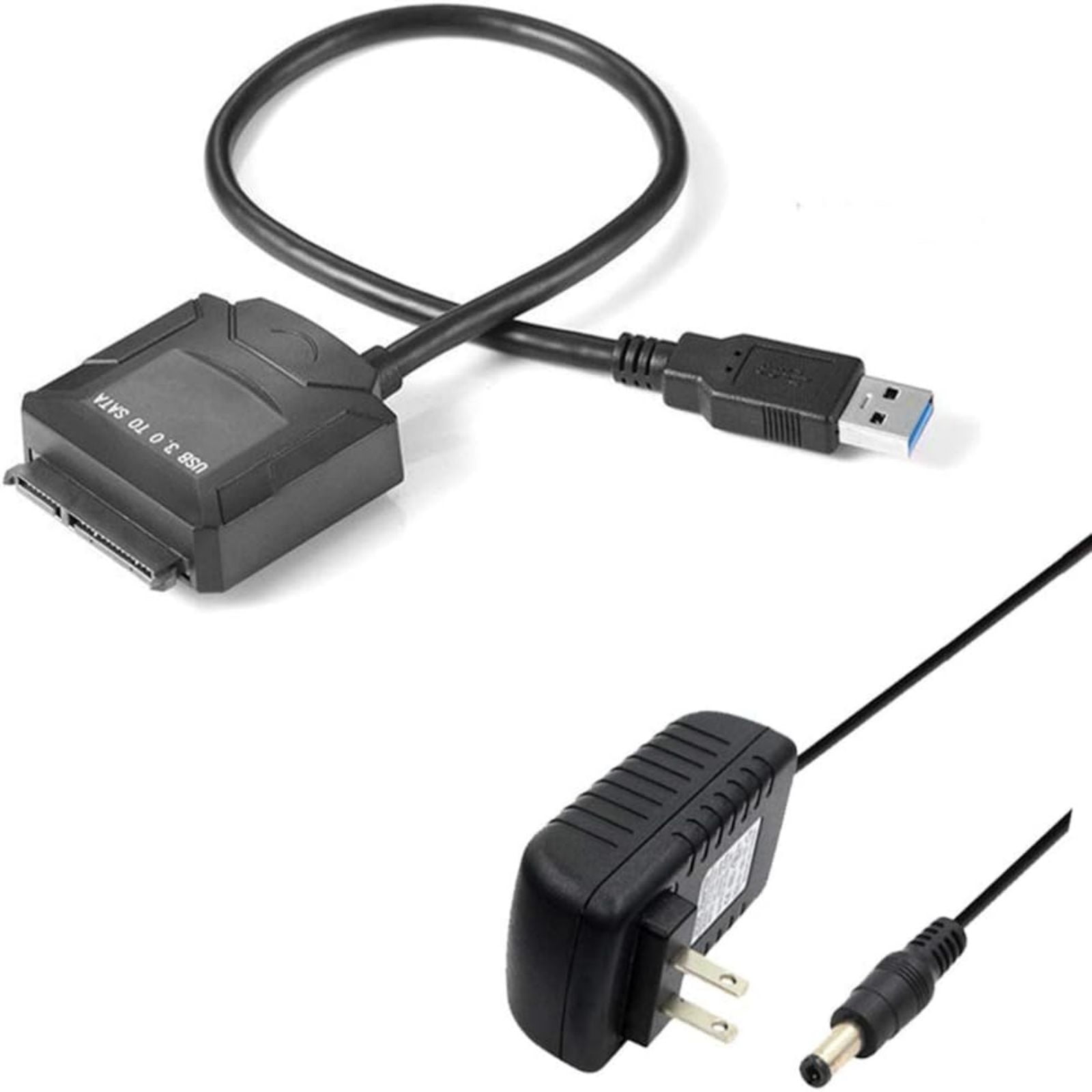 EYOOLD SATA to USB 3.0 Adapter Cable for 3.5 2.5 Inch SSD/HDD Hard Drive Reader SATA III Hard ...