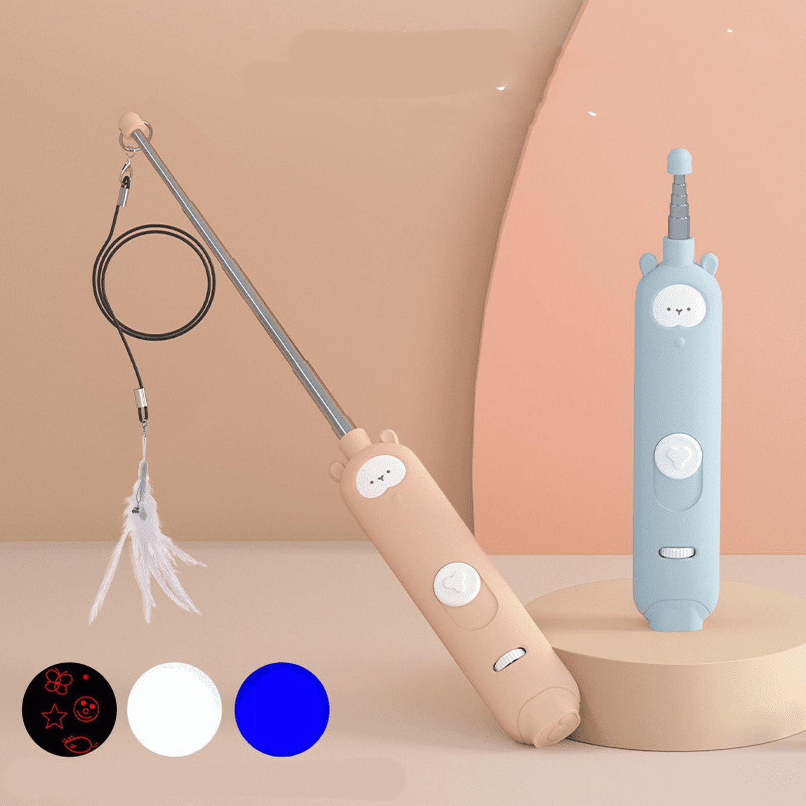 EYS Multifunctional Unique Design Cat Teaser Wand with ( UV light ...