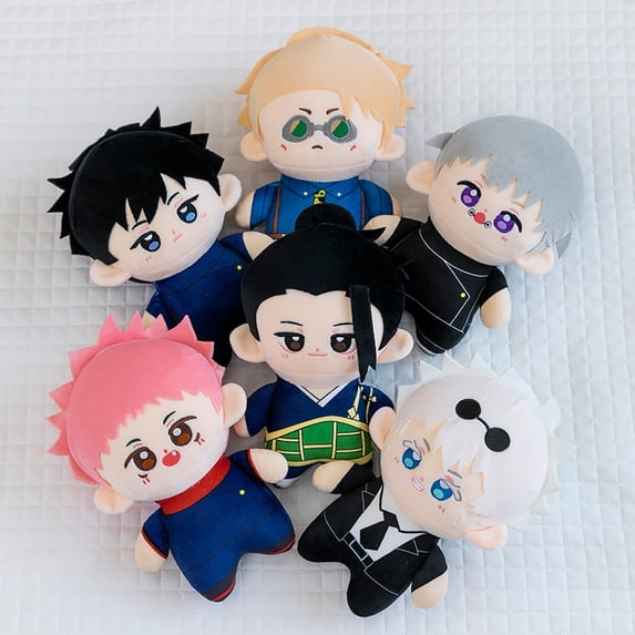 EYUCDVC 6 Pcs Jujutsu Kaisen Plush Toys, 9"Anime Character Stuffed ...