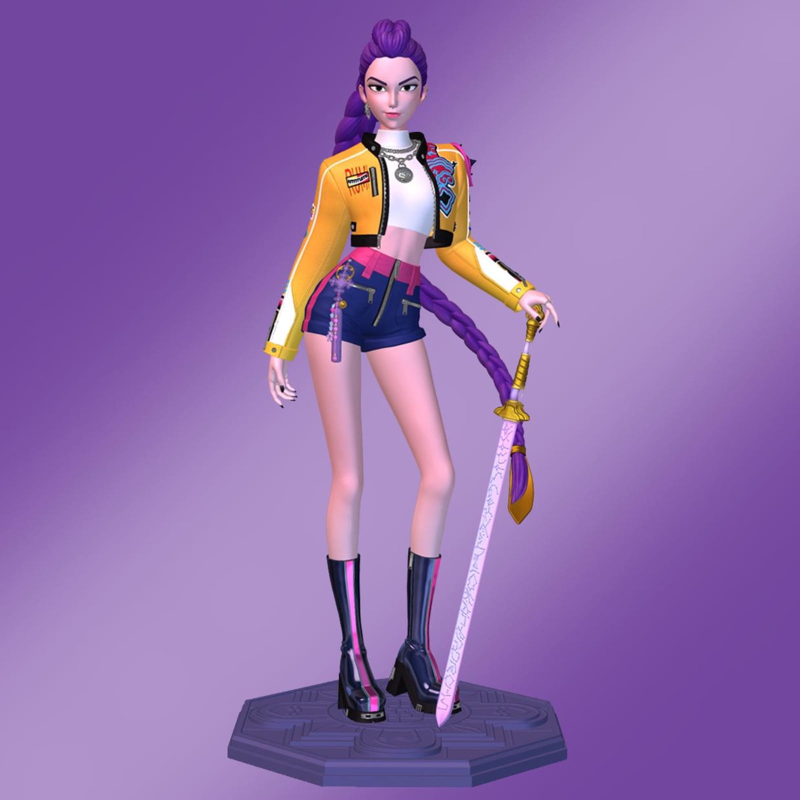 EYUCDVC Demon Hunter Figure Collection Game Character Models Desktop ...