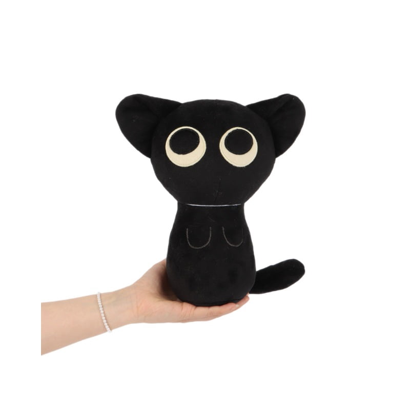 EYUCDVC Underdog Eve Lazy Cat Plush Toy, 10", Adorable Black Cat ...