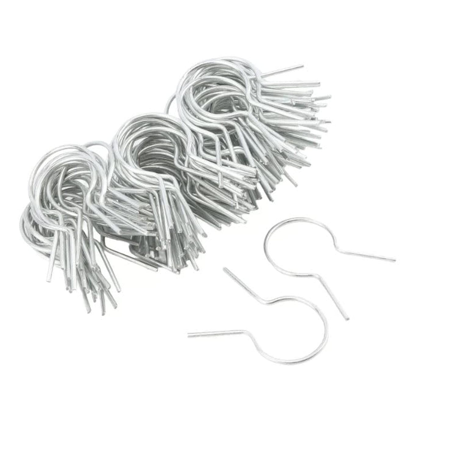 EZ 1 5/8" x 9 Gauge Preformed Galvanized Steel Fence Ties - (100 Pack ...