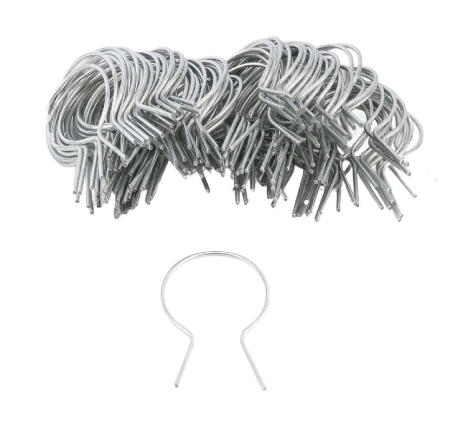 EZ 2 1/2" (2 3/8" OD) x 9 Gauge Preformed Galvanized Steel Fence Ties ...