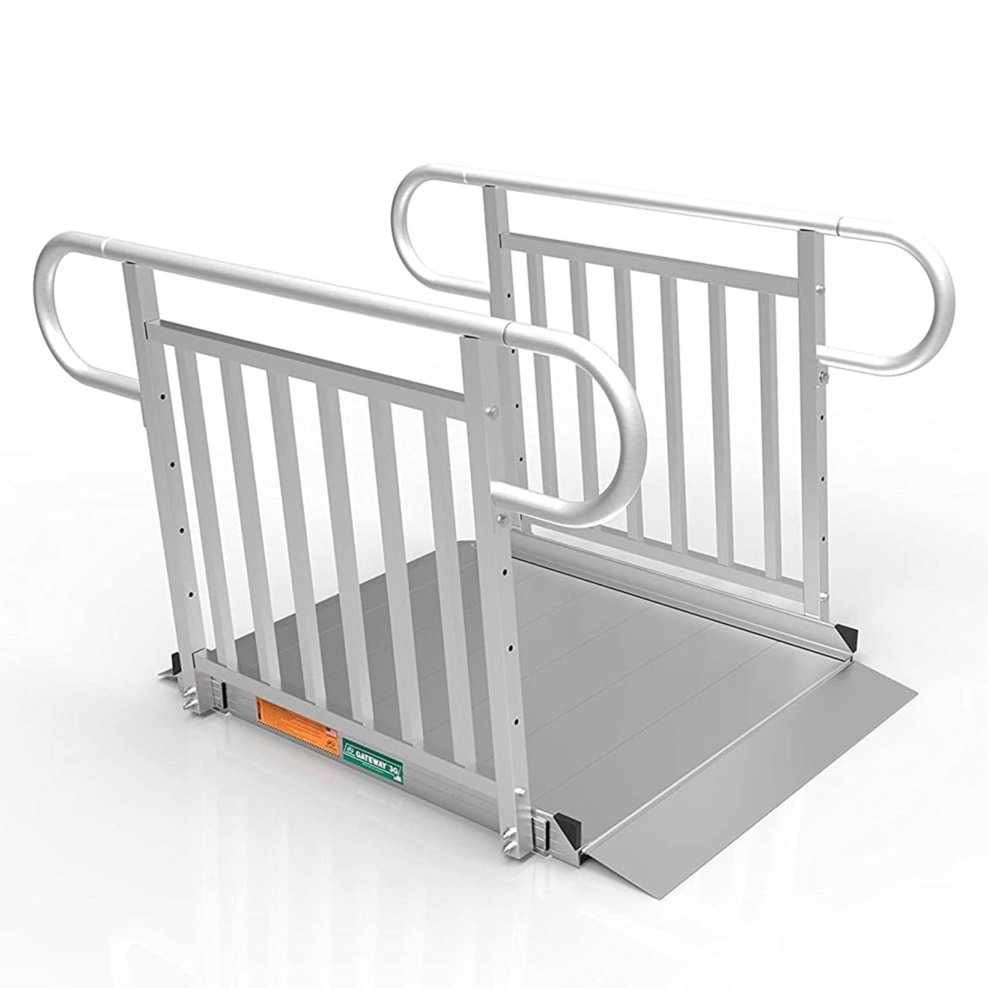 EZ-ACCESS GATEWAY 3G 4 Foot Wheelchair Ramp with Vertical Picket Rail ...