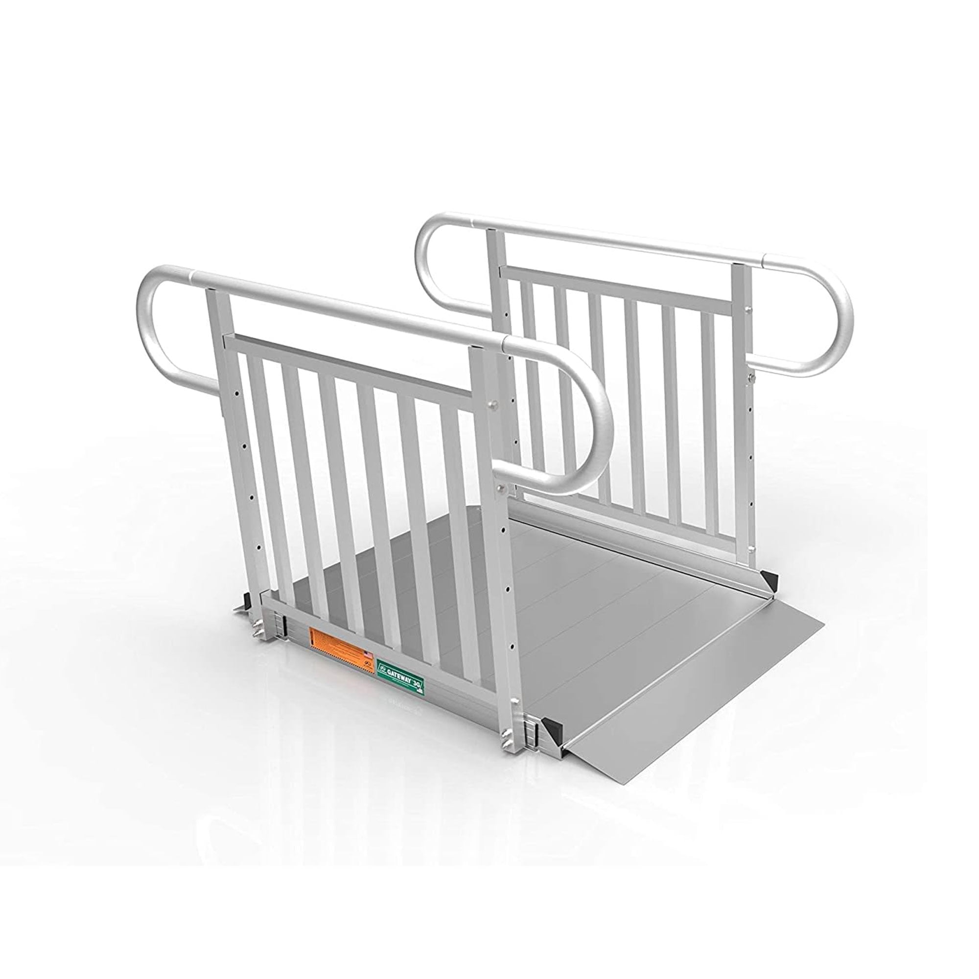 EZ-ACCESS GATEWAY 3G 6' Aluminum Wheelchair Ramp with Vertical Picket ...