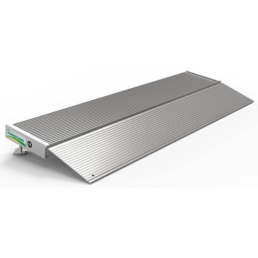 Silver Spring Aluminum Adjustable Wheelchair Threshold Ramp - 6in High ...