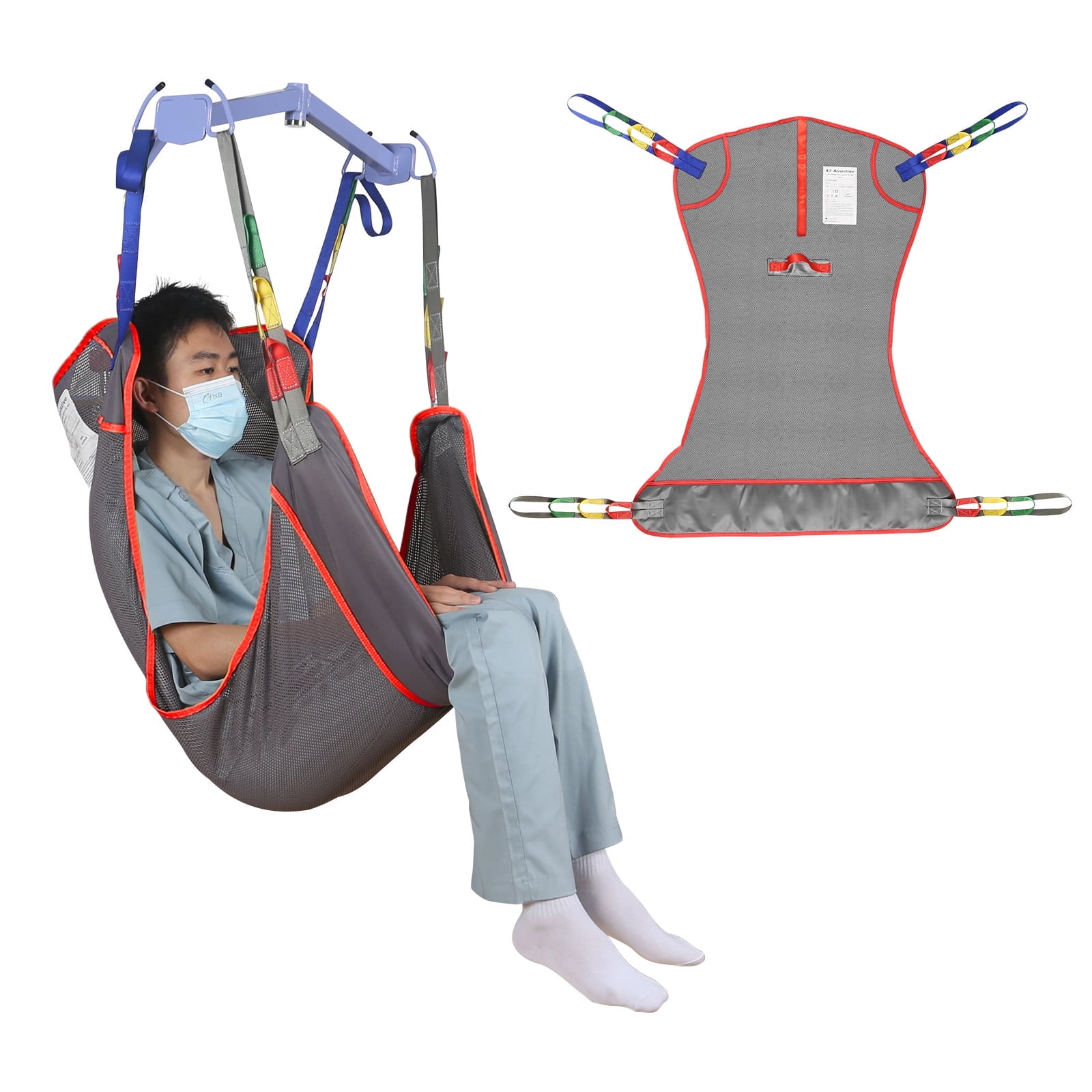 EZ Assistive Universal Full Body Patient Lift Sling Transfer and ...