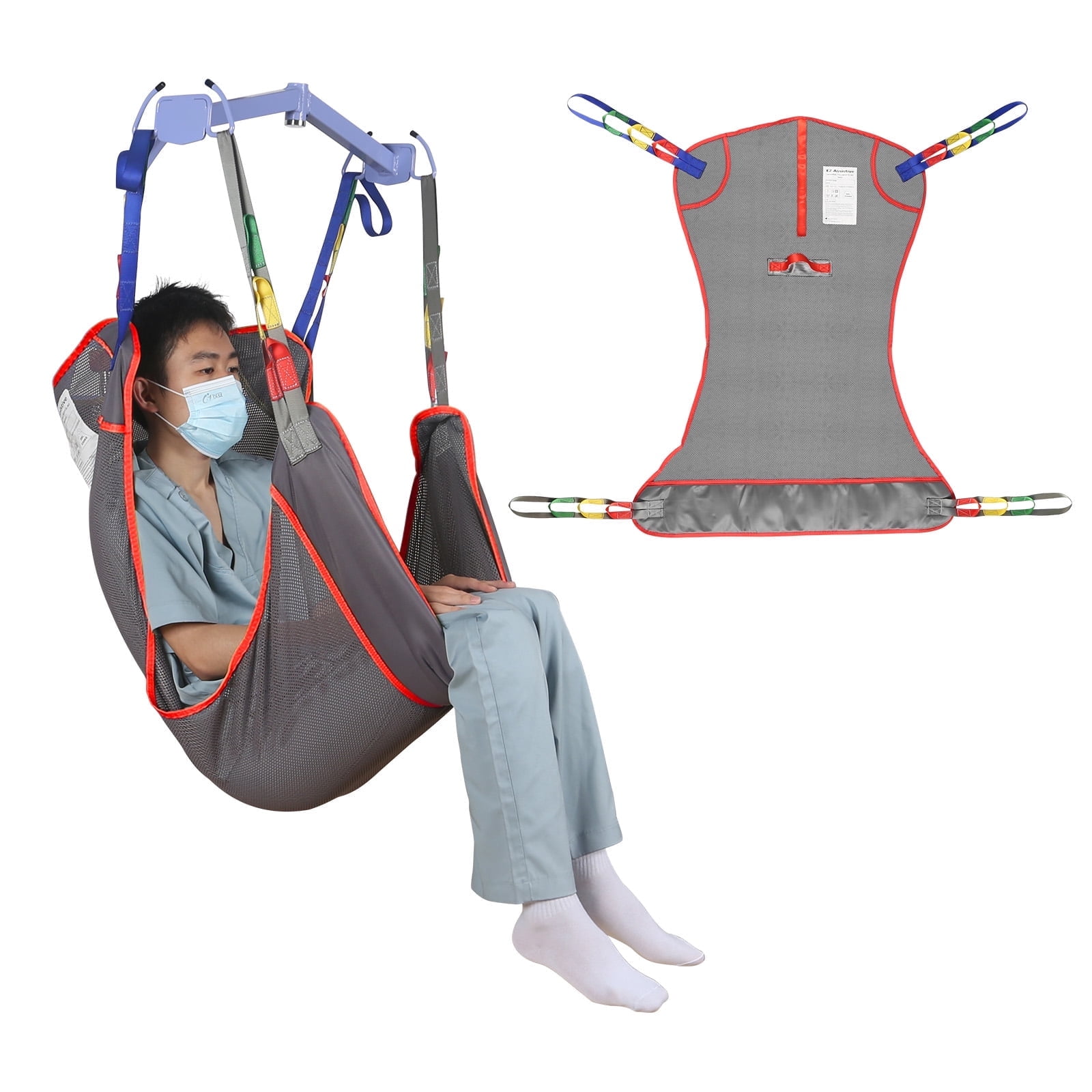 EZ Assistive Universal Full Body Patient Lift Sling Transfer and ...