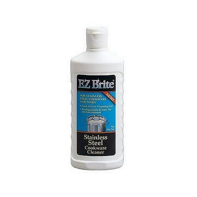 EZ Brite Stainless Steel & Chrome Cleaner Polish 7 oz Gel - Walmart.com