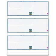 Computer Check Paper - Blank Personal Wallet Checks 3 on a Page ...