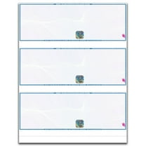 Computer Check Paper - Blank Personal Wallet Checks 3 on a Page ...