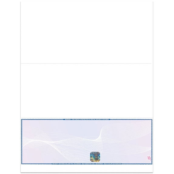 EZ Checks High Security Business Checks for Payroll | 500 Sheets | Blue ...
