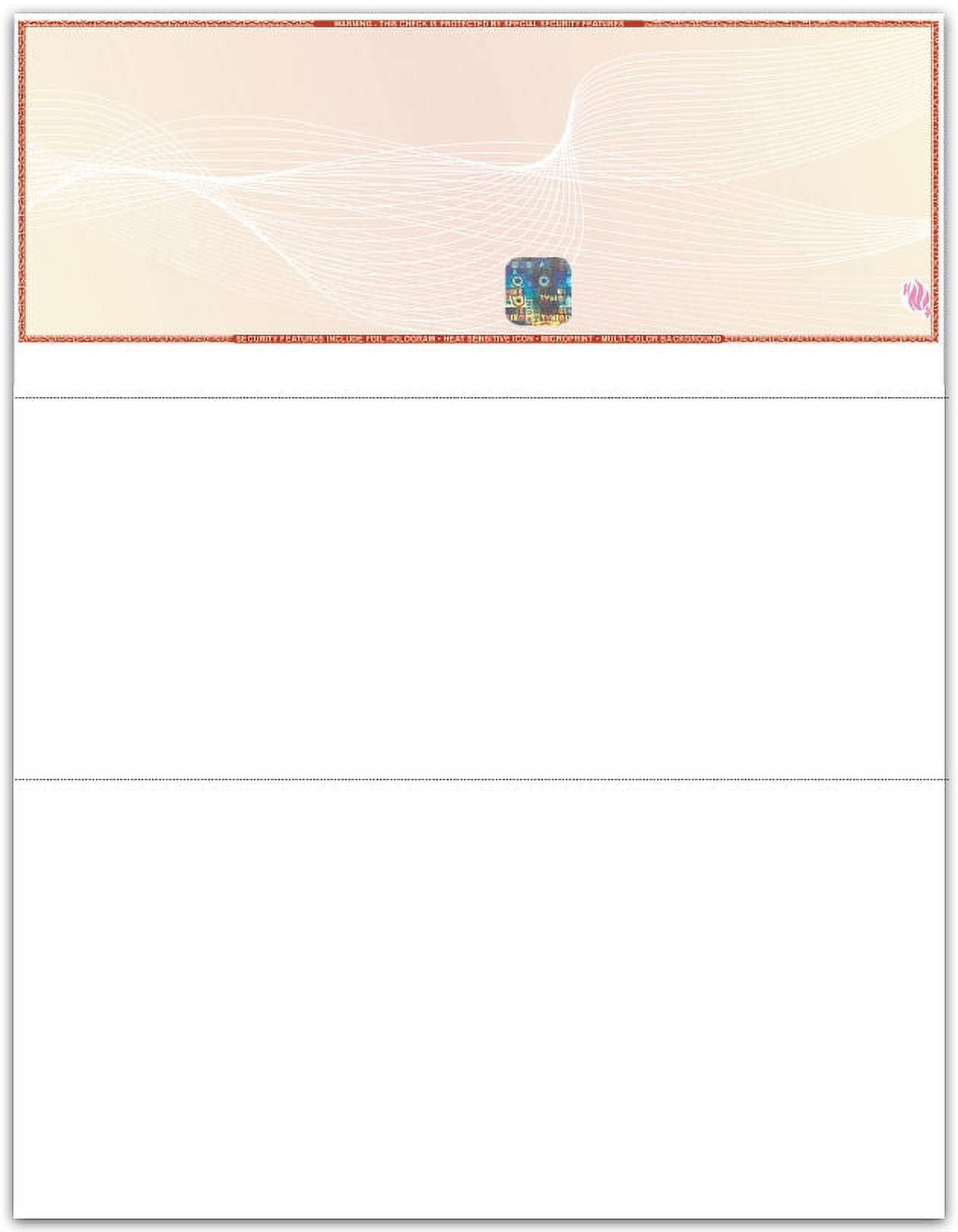 Free Shipping! EZ Checks Blank Hologram High Security Laser Business ...