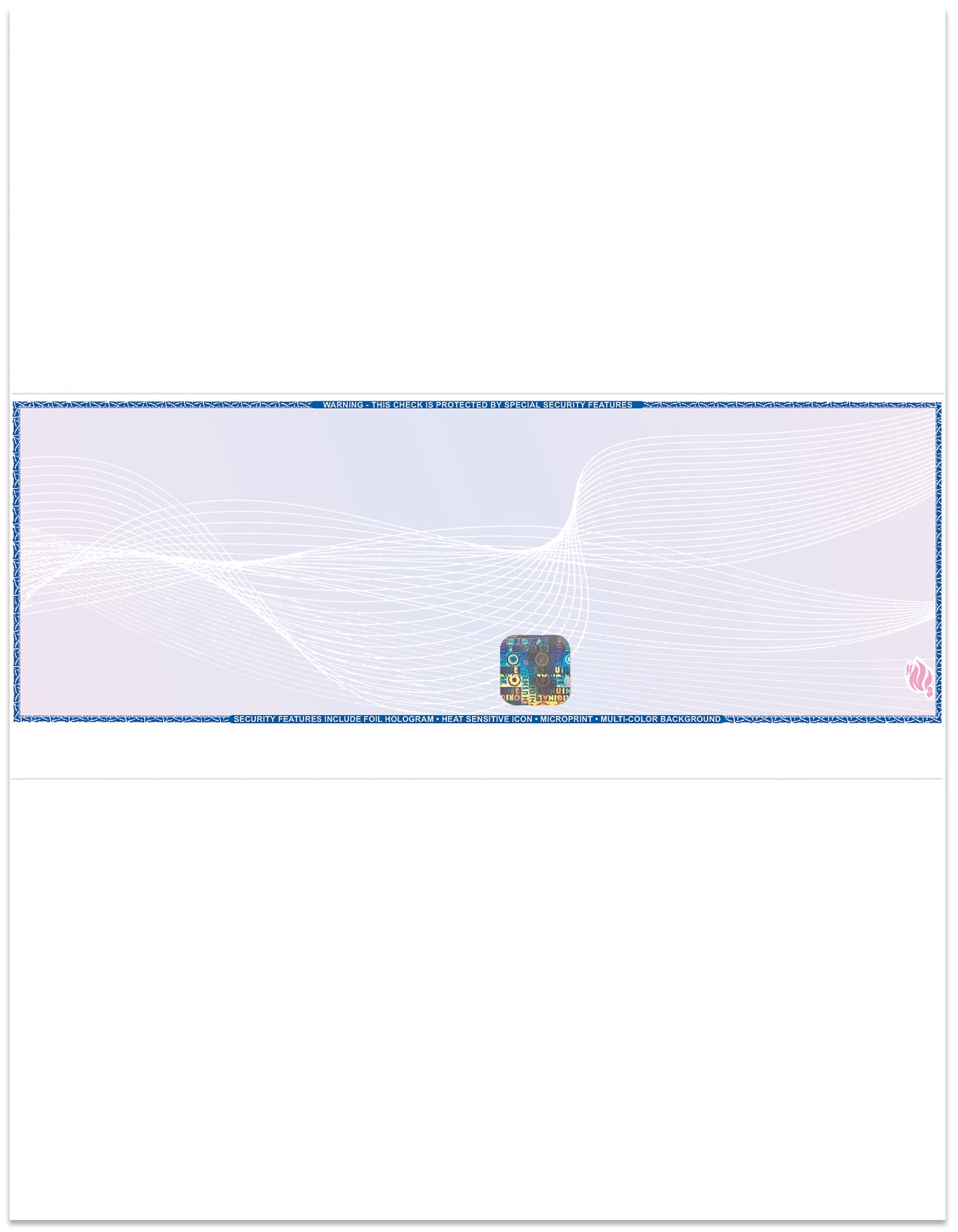 Free Shipping! EZ Checks Blank Hologram High Security Laser Business ...