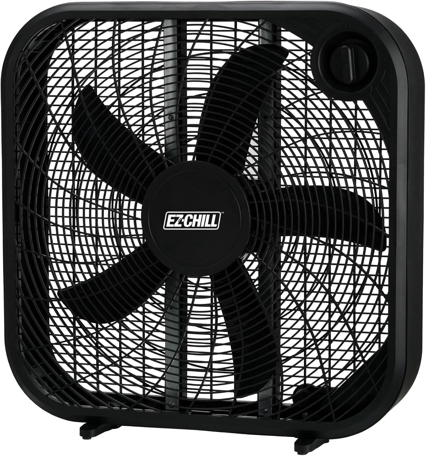 EZ-Chill 20 in. Box or Window Fan, 3-Speed, Black - Walmart.com