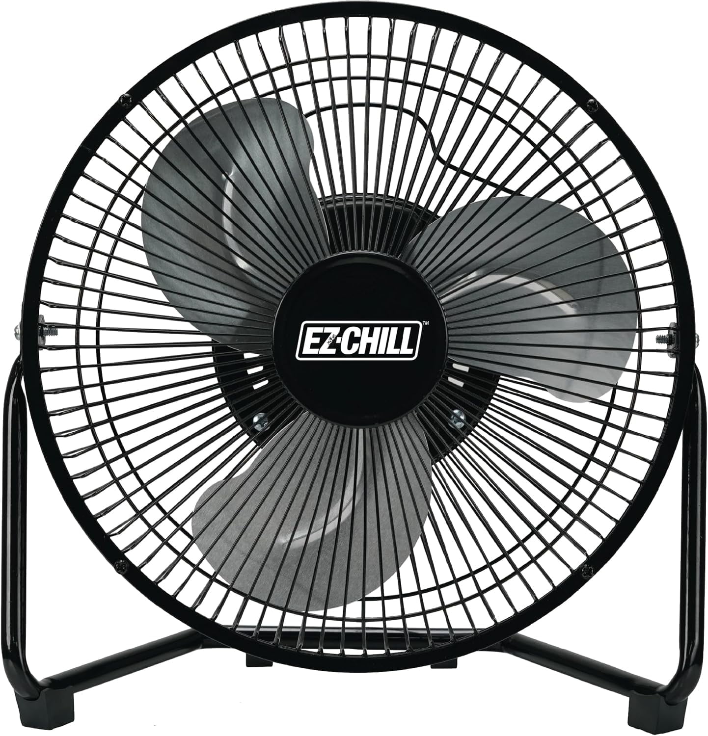 EZ-Chill 9 in. Desk or Table Fan - All-Metal, 3 Speed, Tilt - Walmart ...
