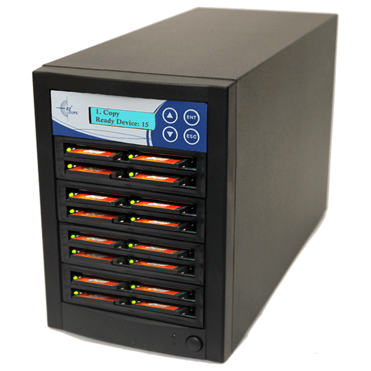 EZ DUPE 1 to 15 CF Pantera Duplicator - 2GB/Min - Multiple CompactFlash ...