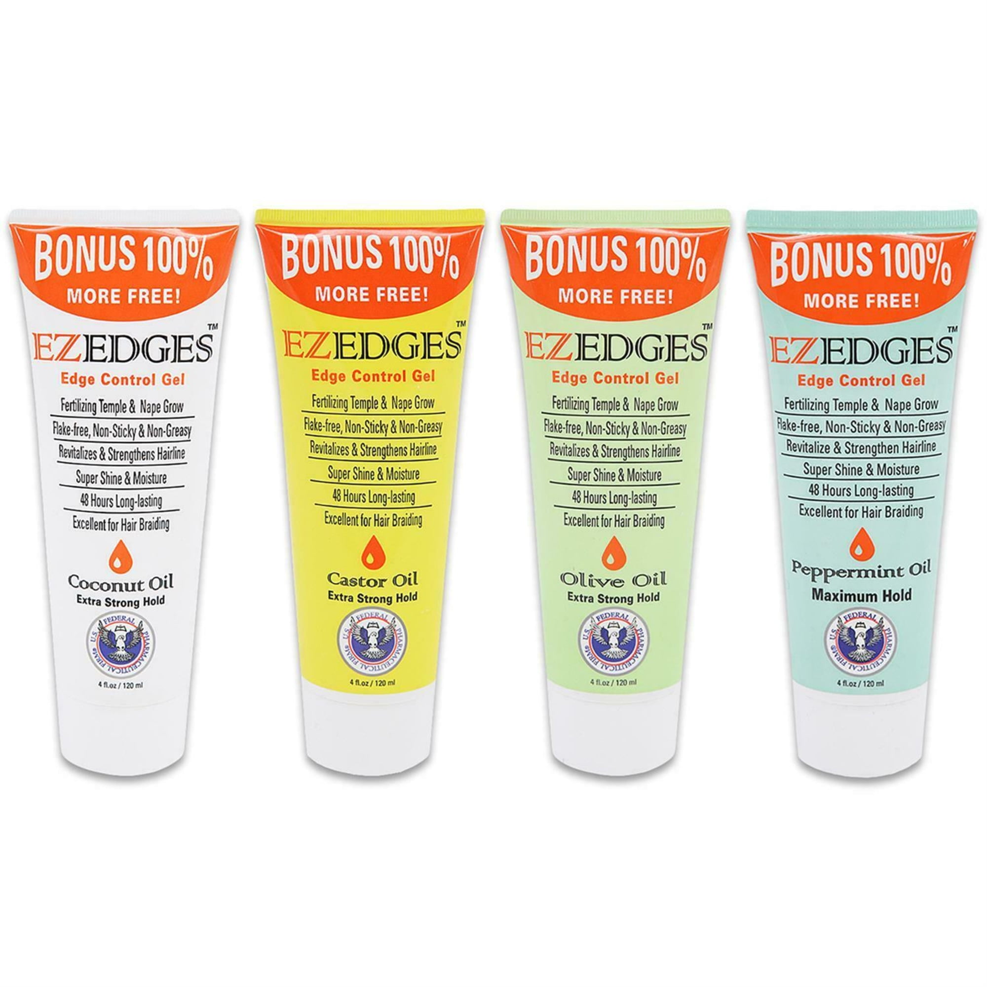 EZ Edges Edge Control Gel 4 oz Assorted - Walmart.com