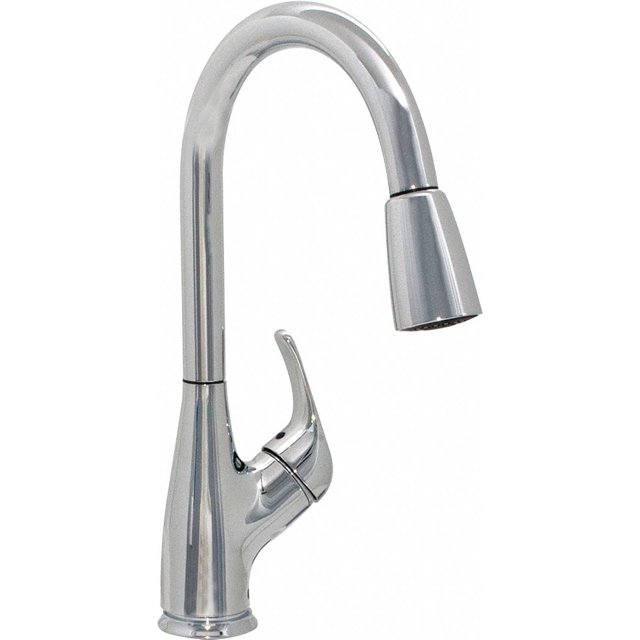 EZ-FLO 10388 Pull-Down Spout Kitchen Faucet, Chrome - Walmart.com