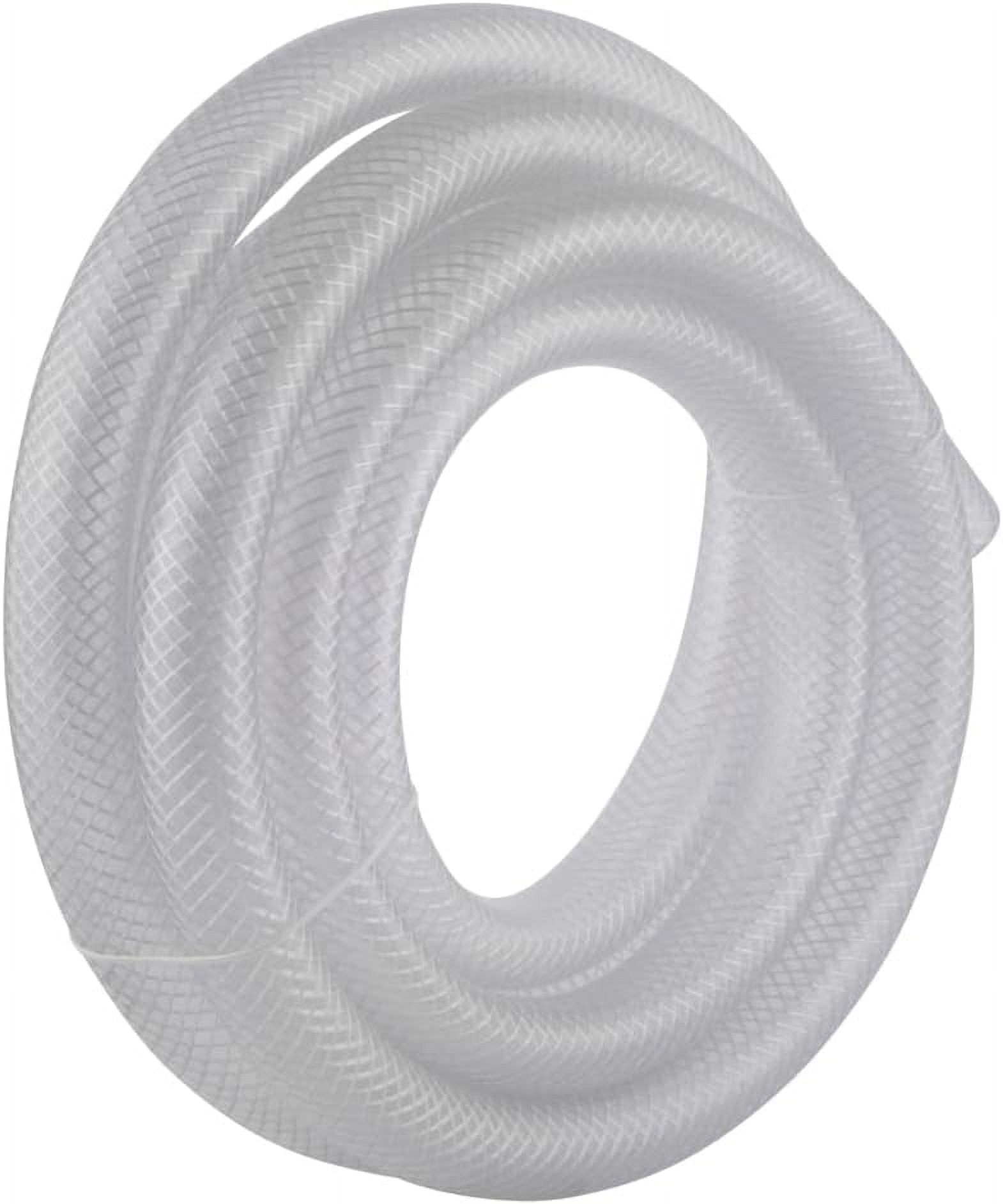 EZ-FLO 3/4 Inch ID (1 Inch OD) PVC Clear Reinforced Braided Vinyl ...