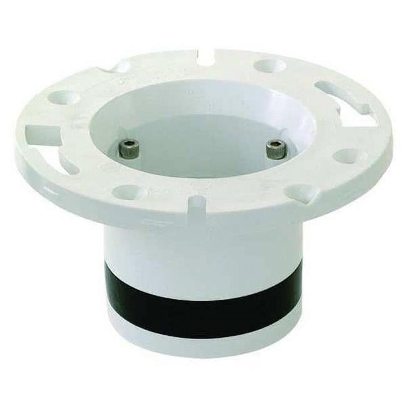 EZ-FLO 40096 Push-N-Repair PVC Closet Flange, 4 inch, White - Walmart.com