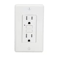 EZ-FLO 62173 Tamper Resistant Self-Test 15 Amp Slim GFCI Outlet with ...