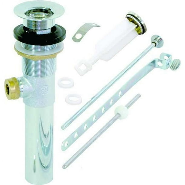 EZ-FLO 10901 Pop-Up Lavatory Bathroom Sink Drain Assembly Brass Body ...