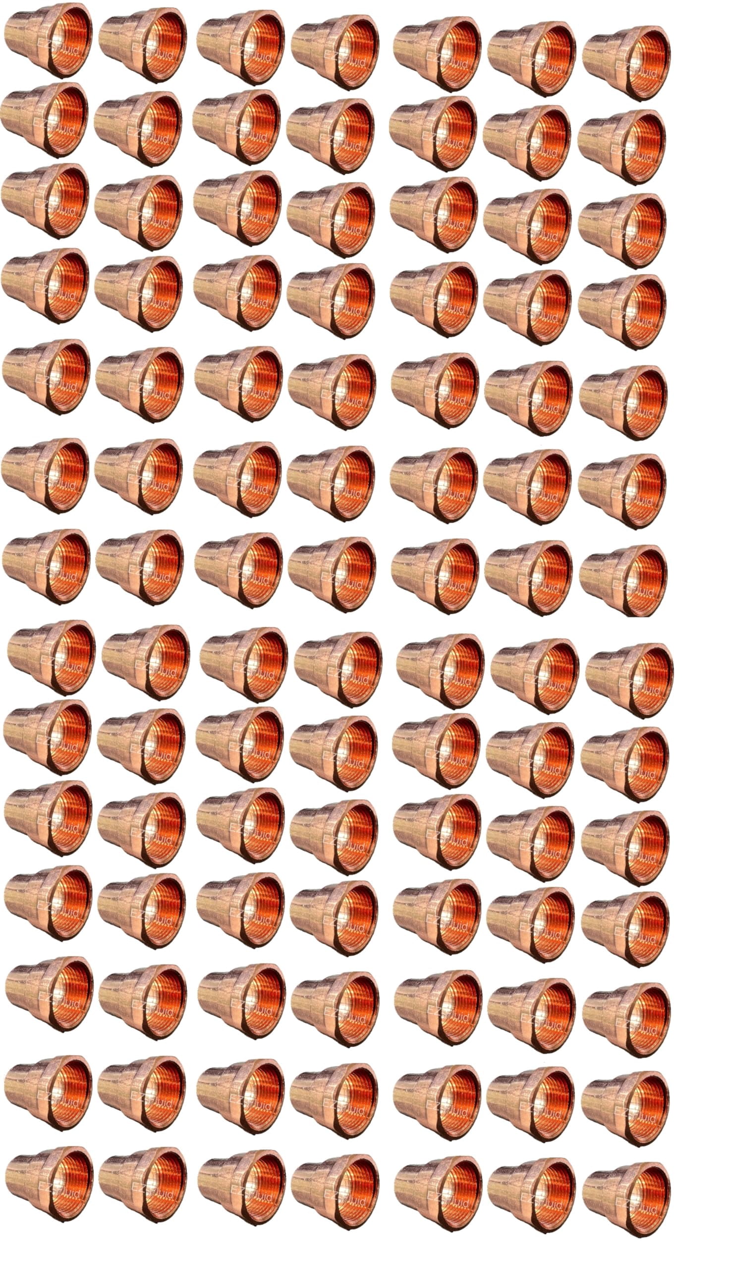 EZ-FLUID Plumbing (100-Pcs) 1" C X FIP LF Copper Female Adapter ...