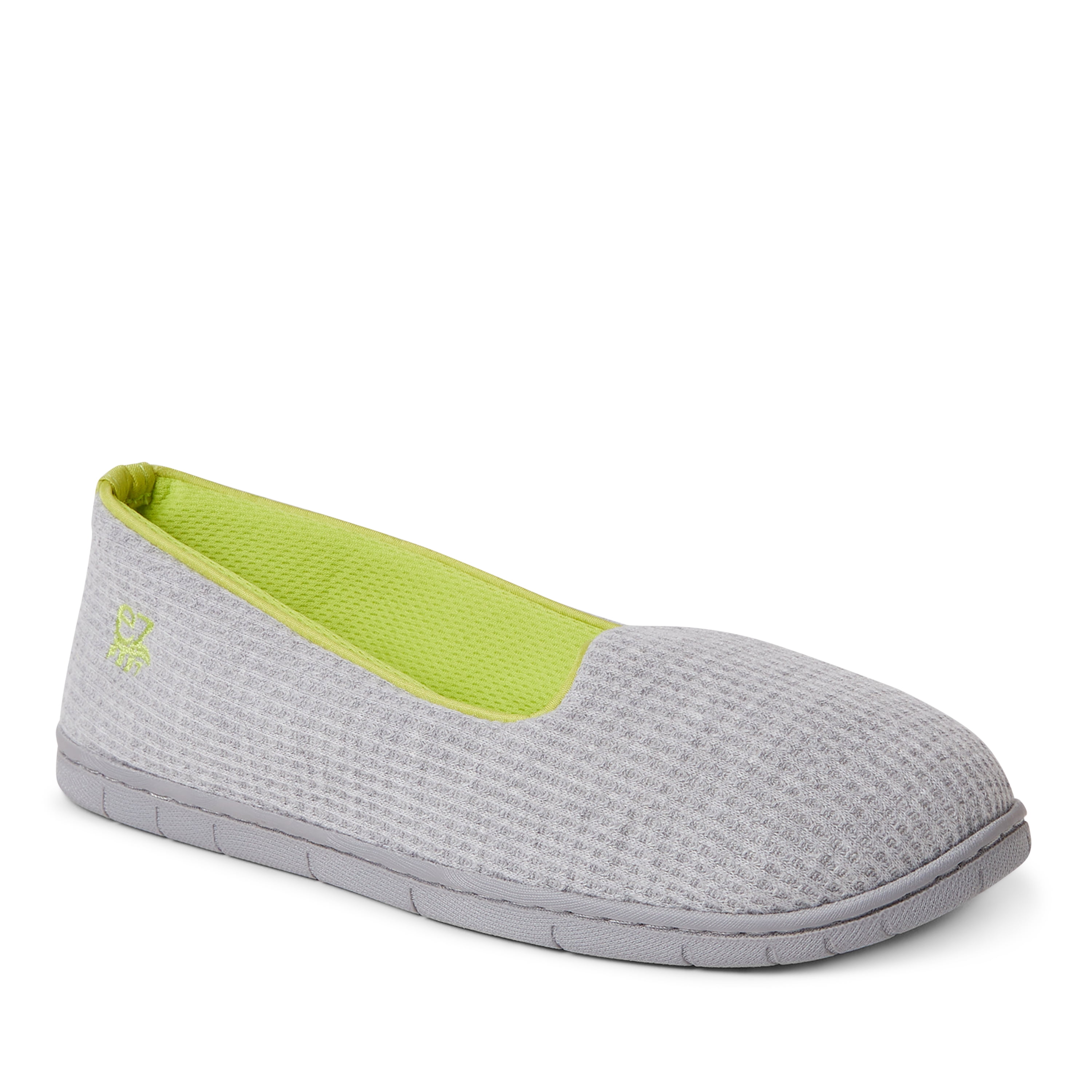 EZ Feet by Dearfoams Velour Closed Back Memory Foam Slipper - Walmart.com