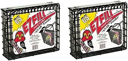 EZ Fill Seed Cake Snak Bird Feeder, Holds 56-oz. of Suet - Walmart ...