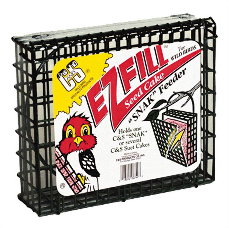 EZ Fill Seed Cake Snak Bird Feeder Vinyl Coating Insures That Feet Wil ...