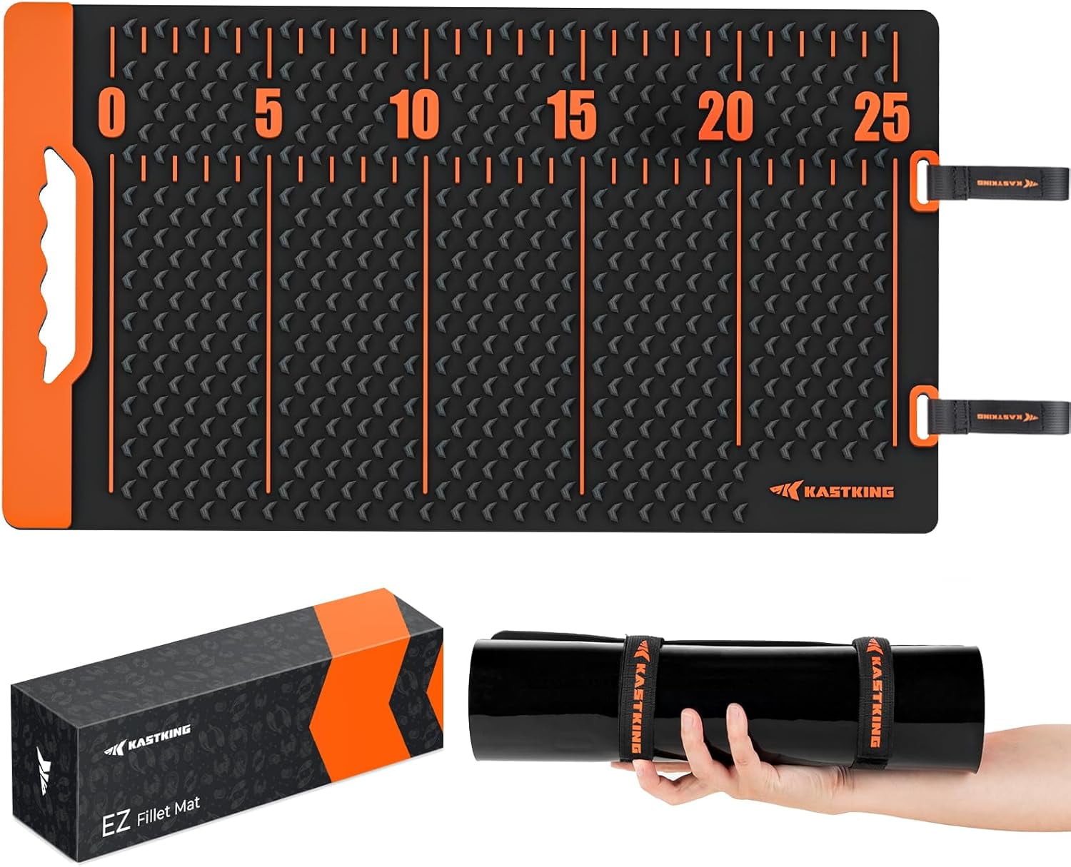 EZ Fillet Fish Fillet Mat, Anti-slip Texture With 25" Integrated Ruler ...