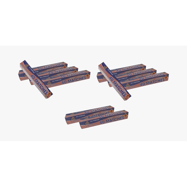 EZ Flames 10 Boxes - 11" Fireplace Matches, Long Reach, 400 Matches ...