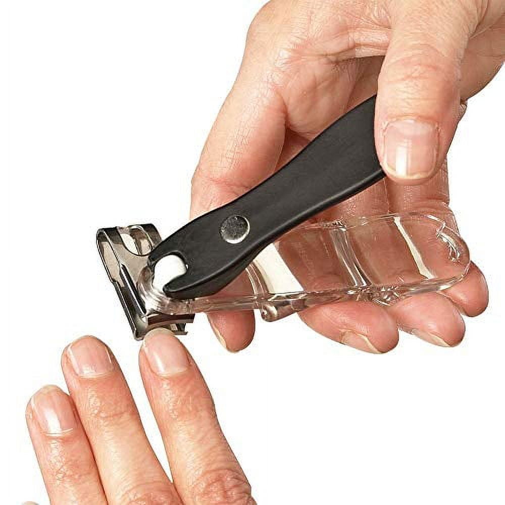 "GlossyEnd Ergonomic Rotary Nail Clipper, 360° Stainless Steel Blades ...