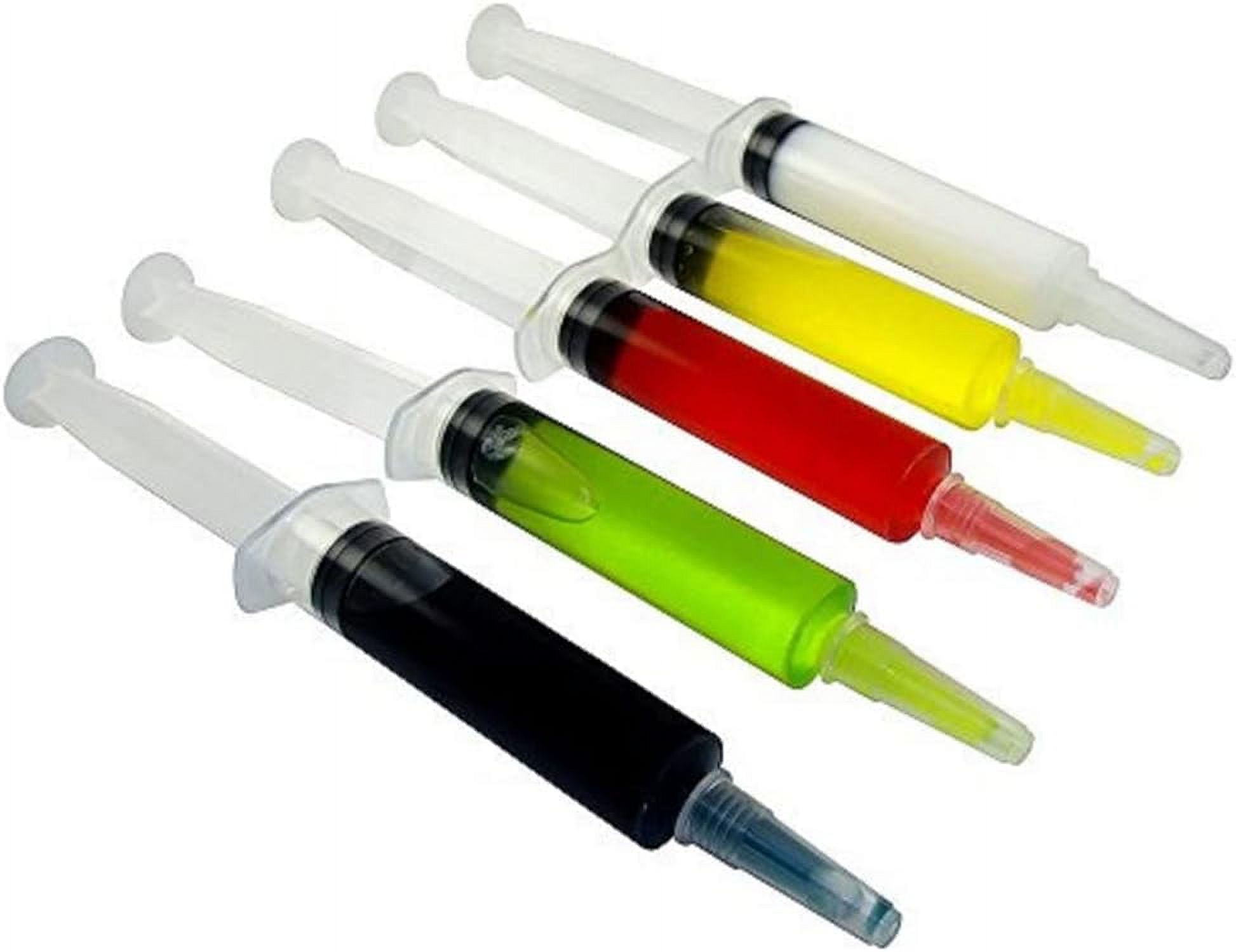 EZ-Inject 50 Pack Plastic Syringes for Jello Shots 1.5oz - 100% Safe ...
