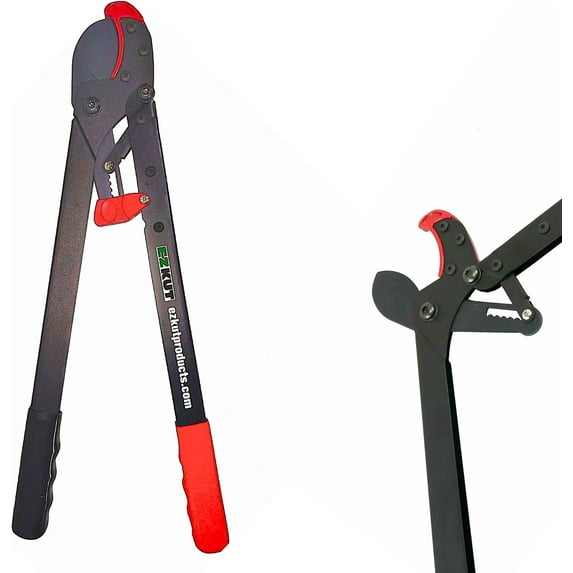 EZ Kut BranchCutter Anvil Loppers. Ratcheting Tree Cutter - Sub Compact ...