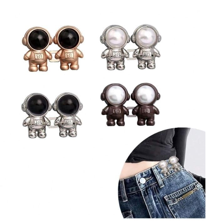 EZ LIVING Astronaut Adjustable Jean Button Pins Creative SpaceThemed ...