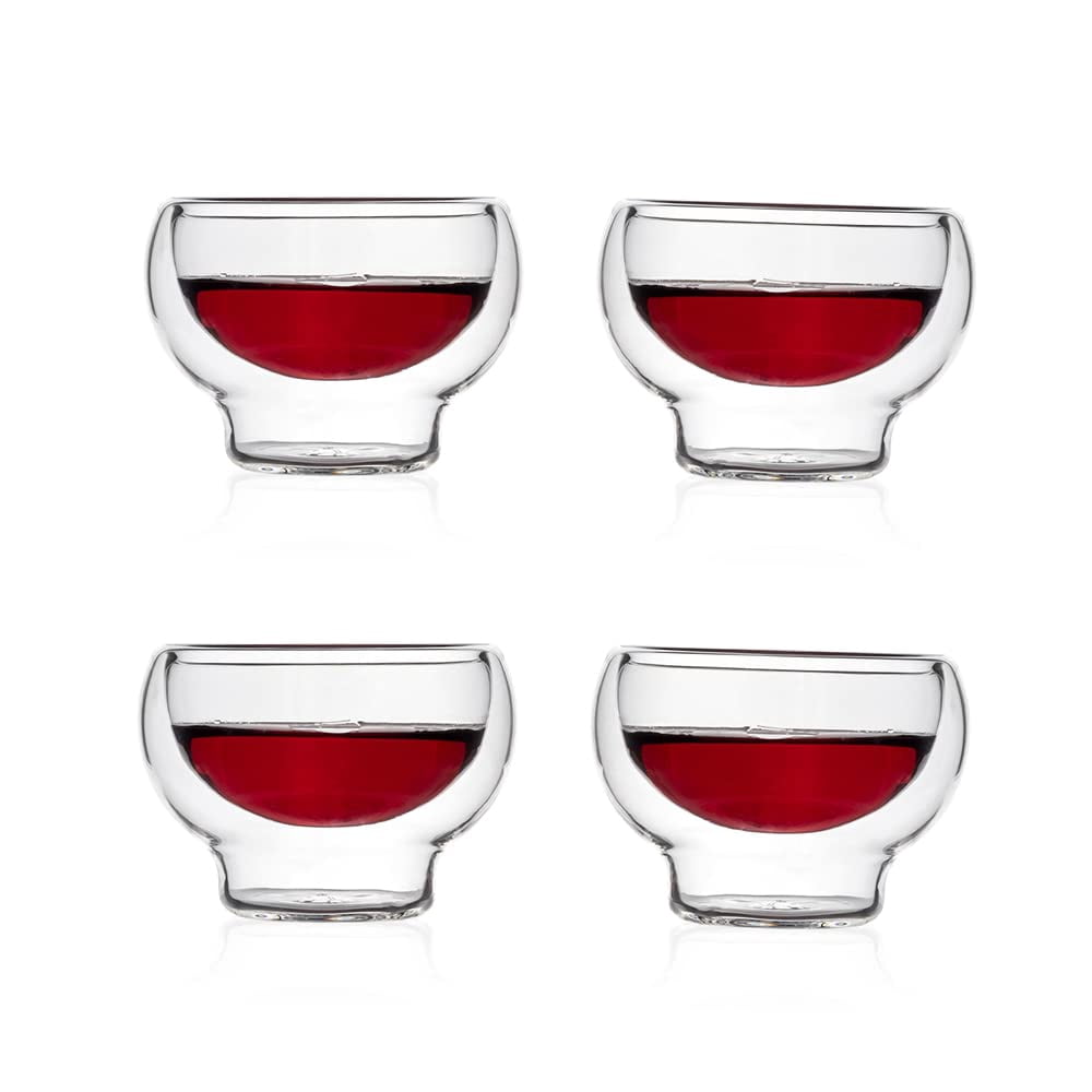 EZ Life Borosilicate Transparent Glass Zesty Bowls Ice Cream Bowl Small ...