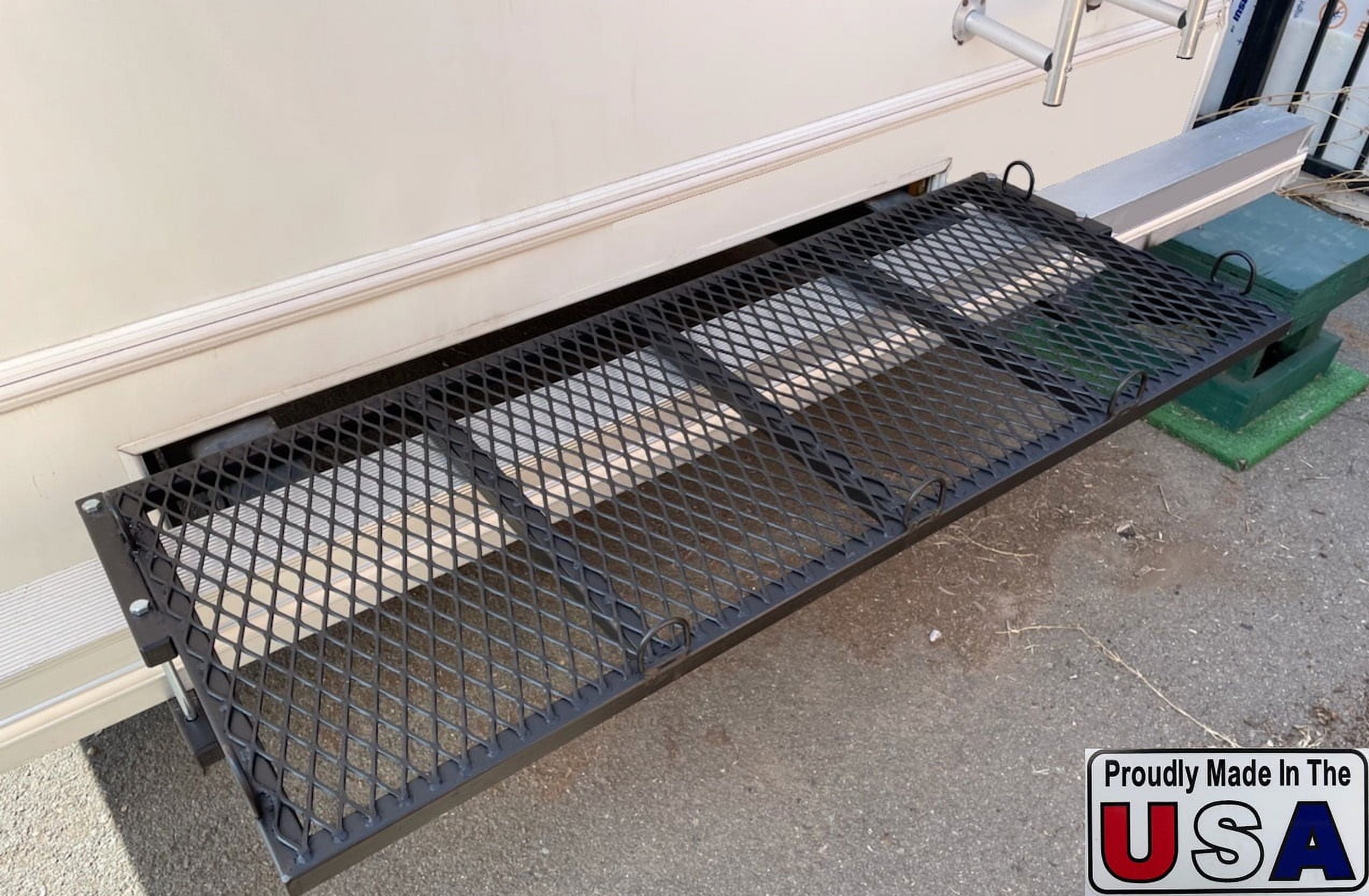 EZ Lite Campers RV Bumper Storage Rack Heavy Duty Steel with Rugged ...