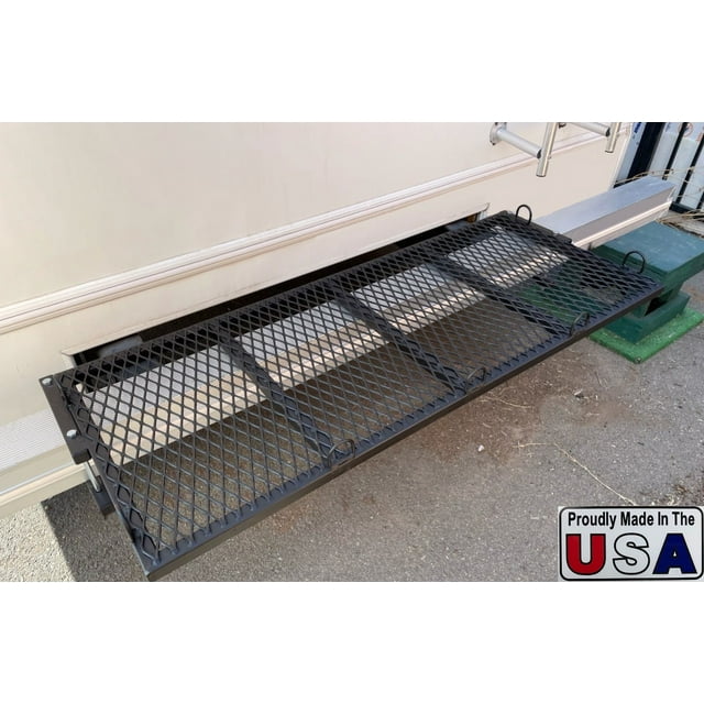 EZ Lite Campers RV Bumper Storage Rack Heavy Duty Steel with Rugged ...