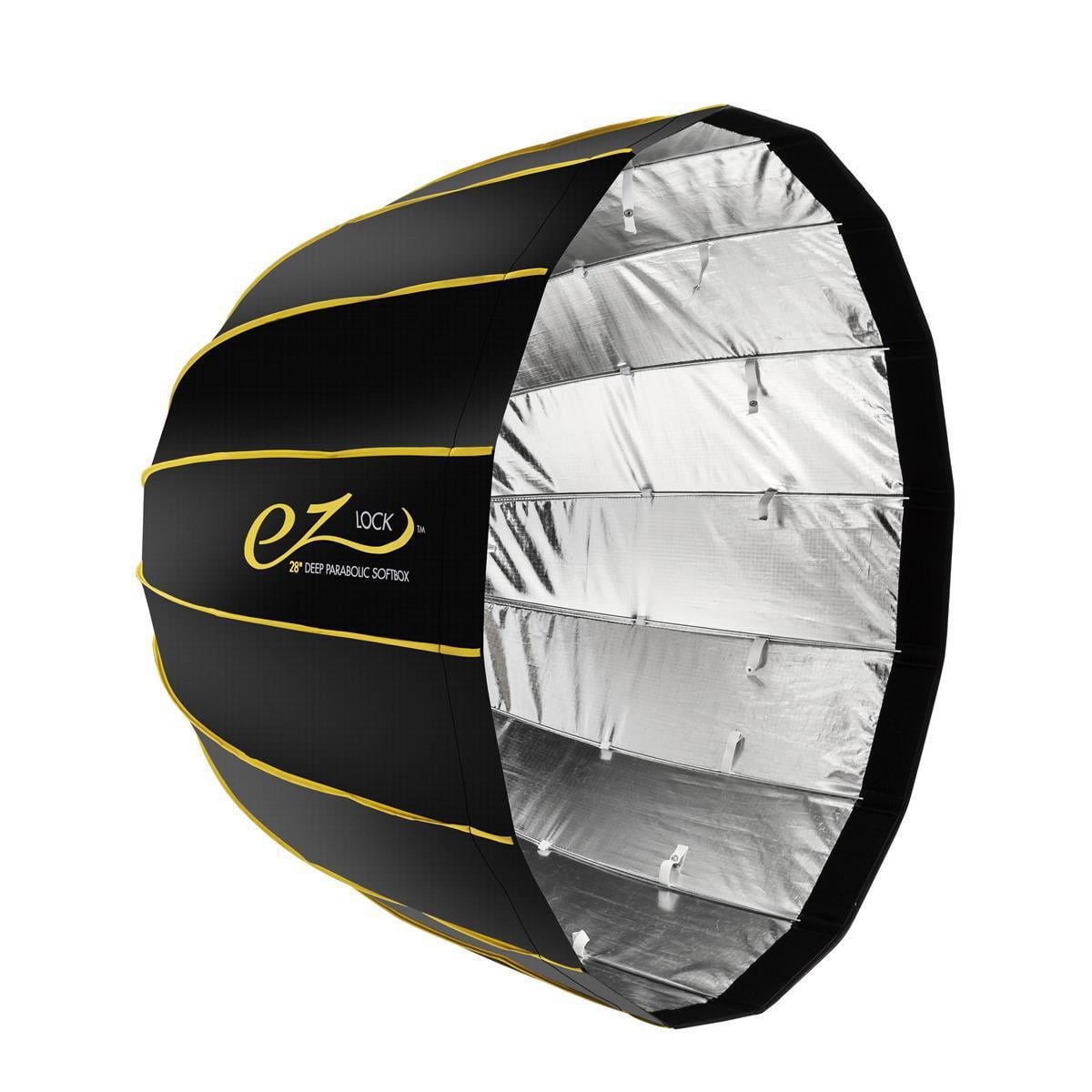 Glow Glow EZ Lock 28" Deep Parabolic Quick Softbox, 16-Sided Parabolic ...
