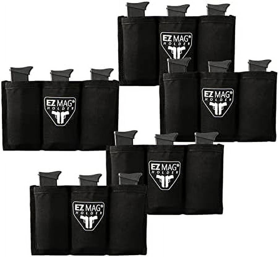 EZ Magazine Holder, Adhesive Magazine Pouch Organizer for Gun Safe, Car ...