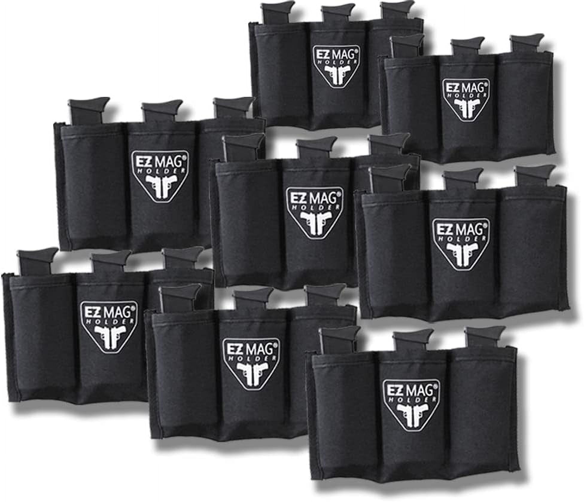 EZ Magazine Holder, Adhesive Magazine Pouch Organizer for Gun Safe, Car ...