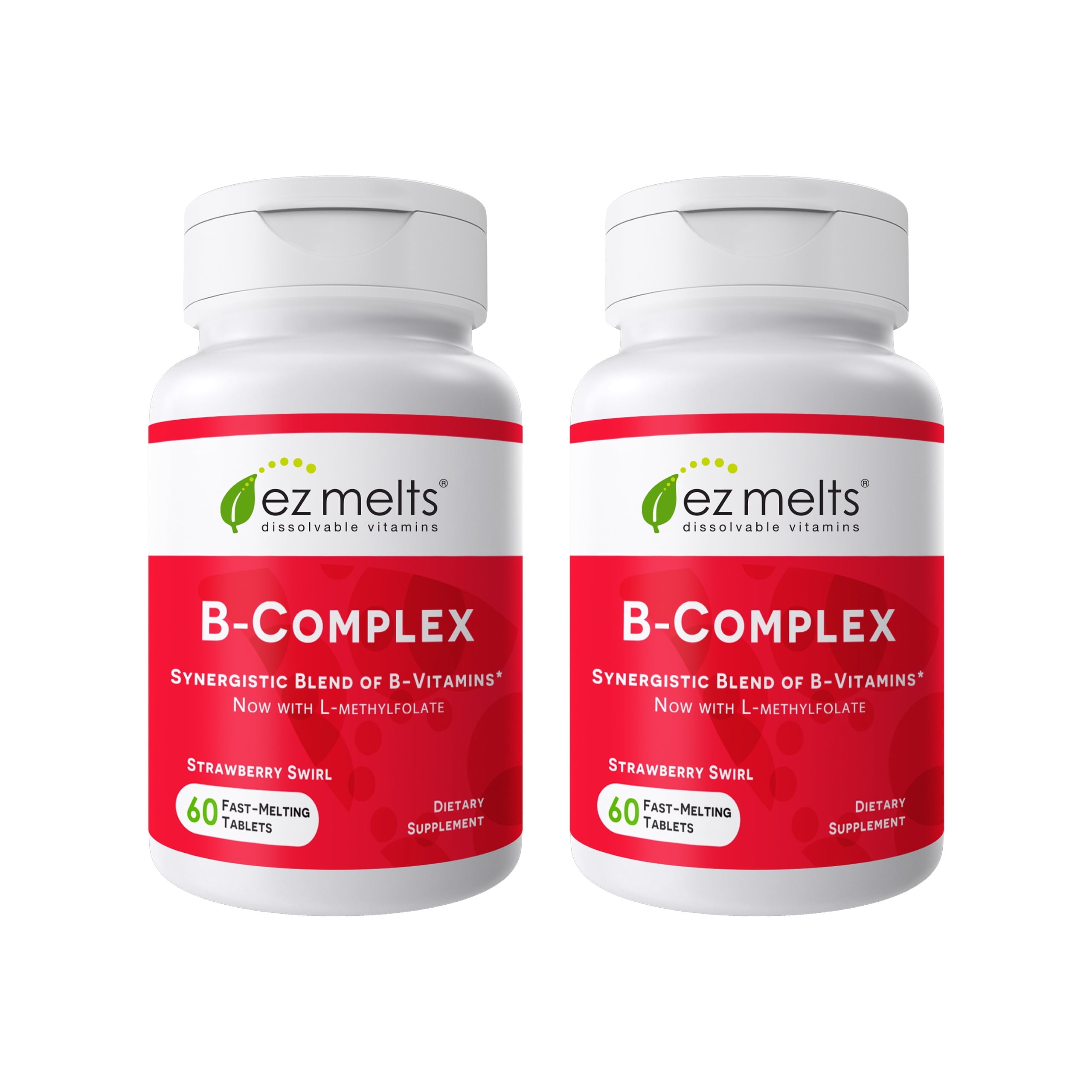 EZ Melts Dissolvable Vitamin B-Complex with Methyl B12 and Methyl ...