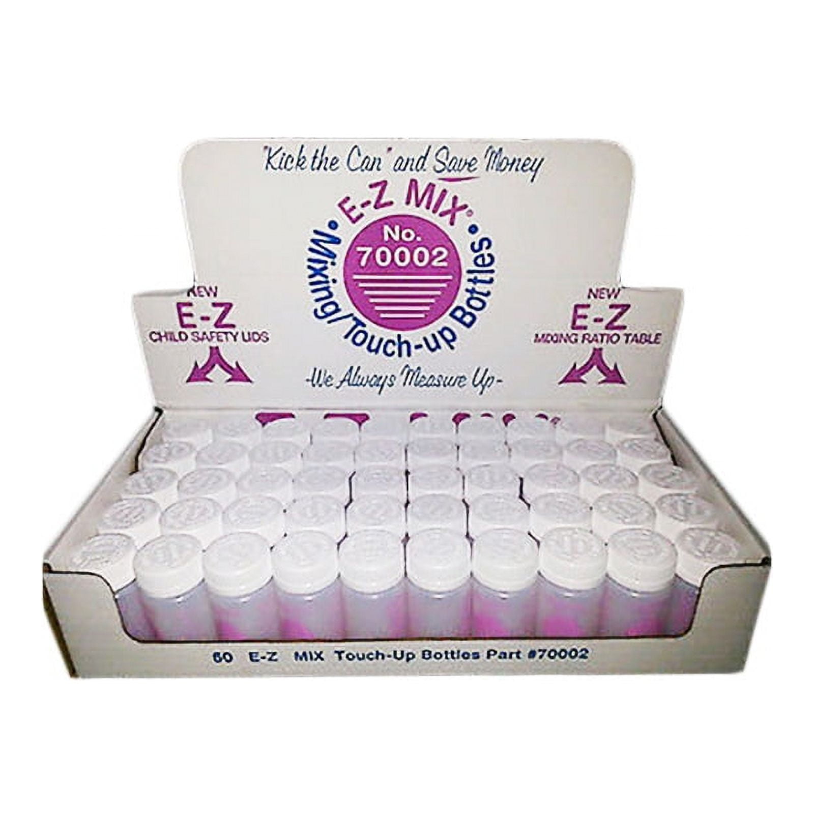 EZ Mix Touch Up Bottles 2 Oz 50/Box - Walmart.com
